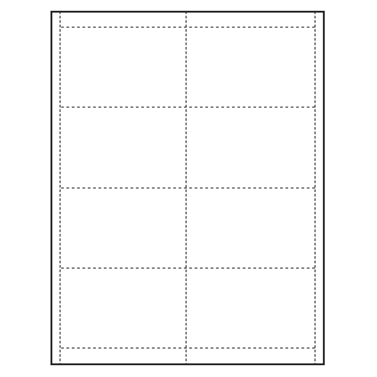 Printable Paper Name Badge Insert | 4x2.5 | pc/nametag