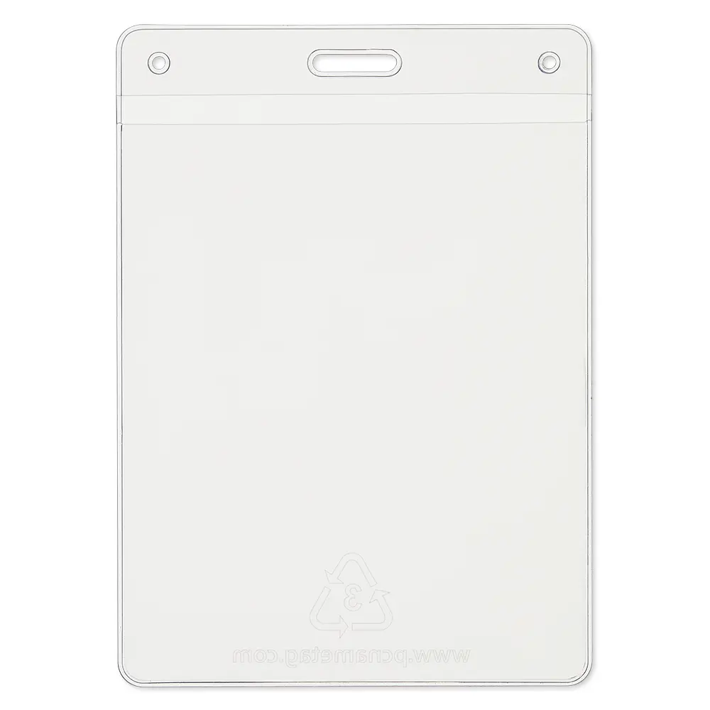 Vertical Slotted Badge Holder | 3x4 | pc/nametag
