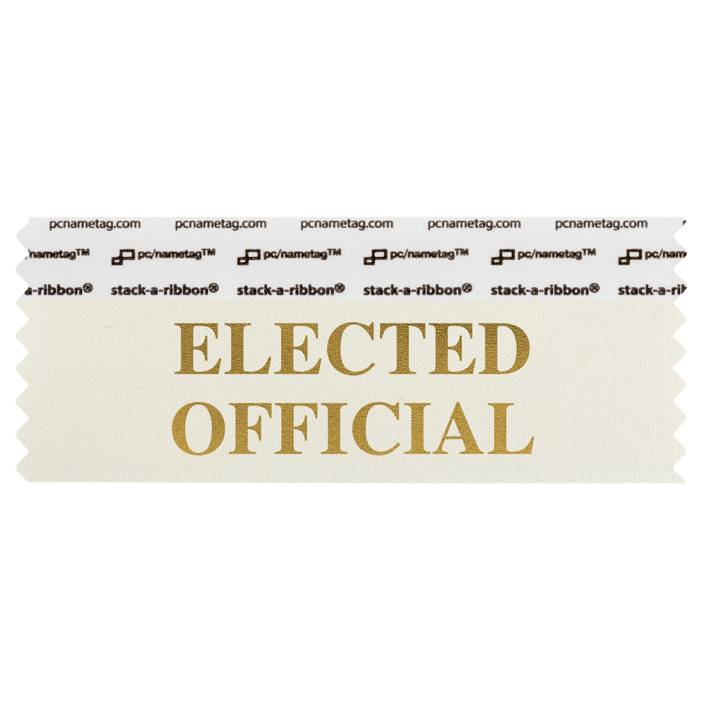 Elected Official | Badge Ribbons | pc/nametag