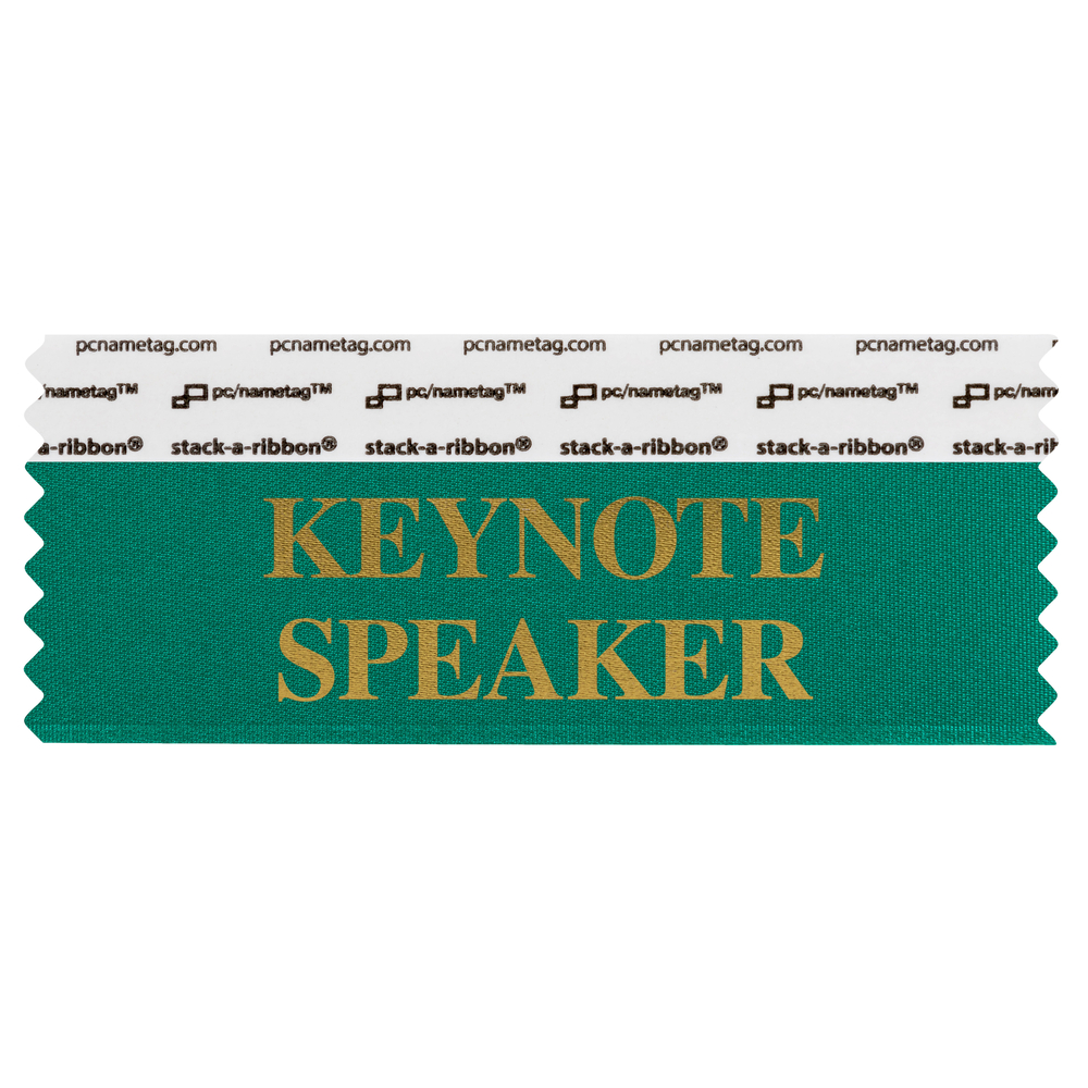 Keynote Speaker | Badge Ribbons | pc/nametag