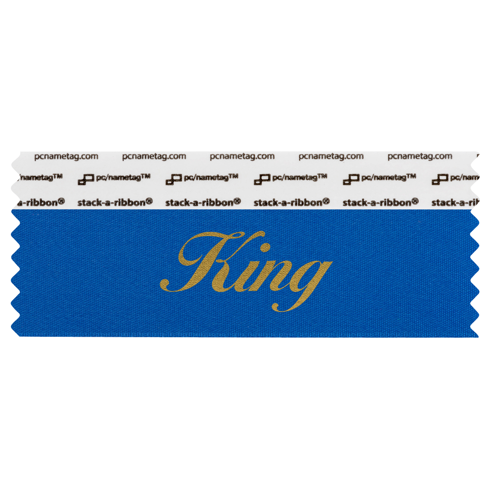 King | Badge Ribbon | pc/nametag